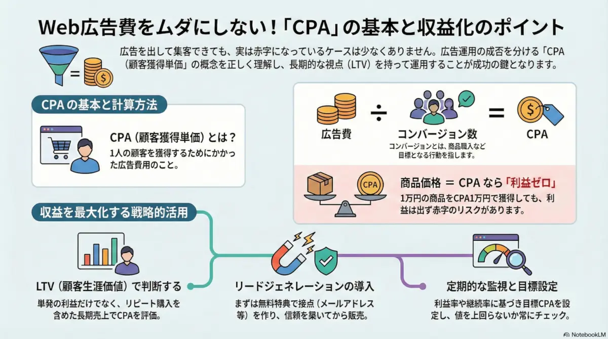 Web広告費をムダに使わないために見るべき数字『CPA』 | MISウェブコンサルティング
